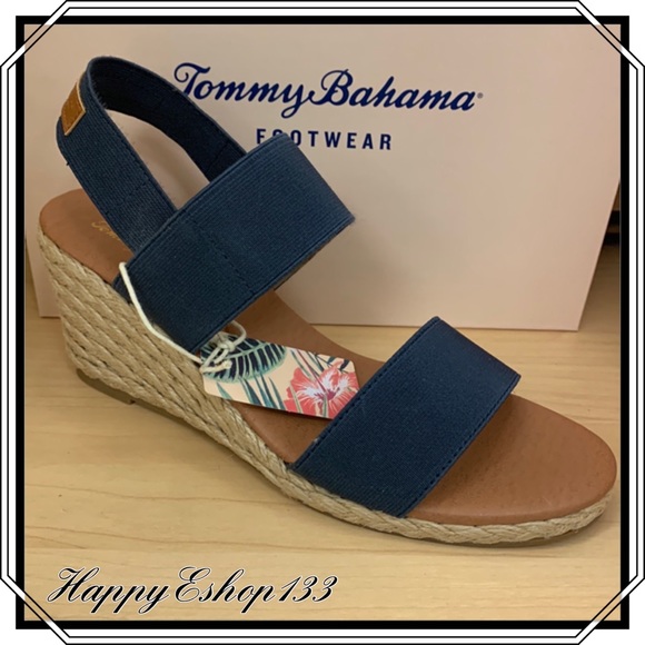 Tommy Bahama | Shoes | Tommy Bahama Sakura Back Strap Espadrille Wedge ...